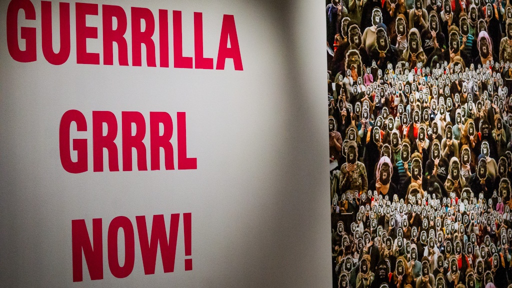 Guerrilla Grrrl Now! displays gender, racial, ethnic discrimination ...