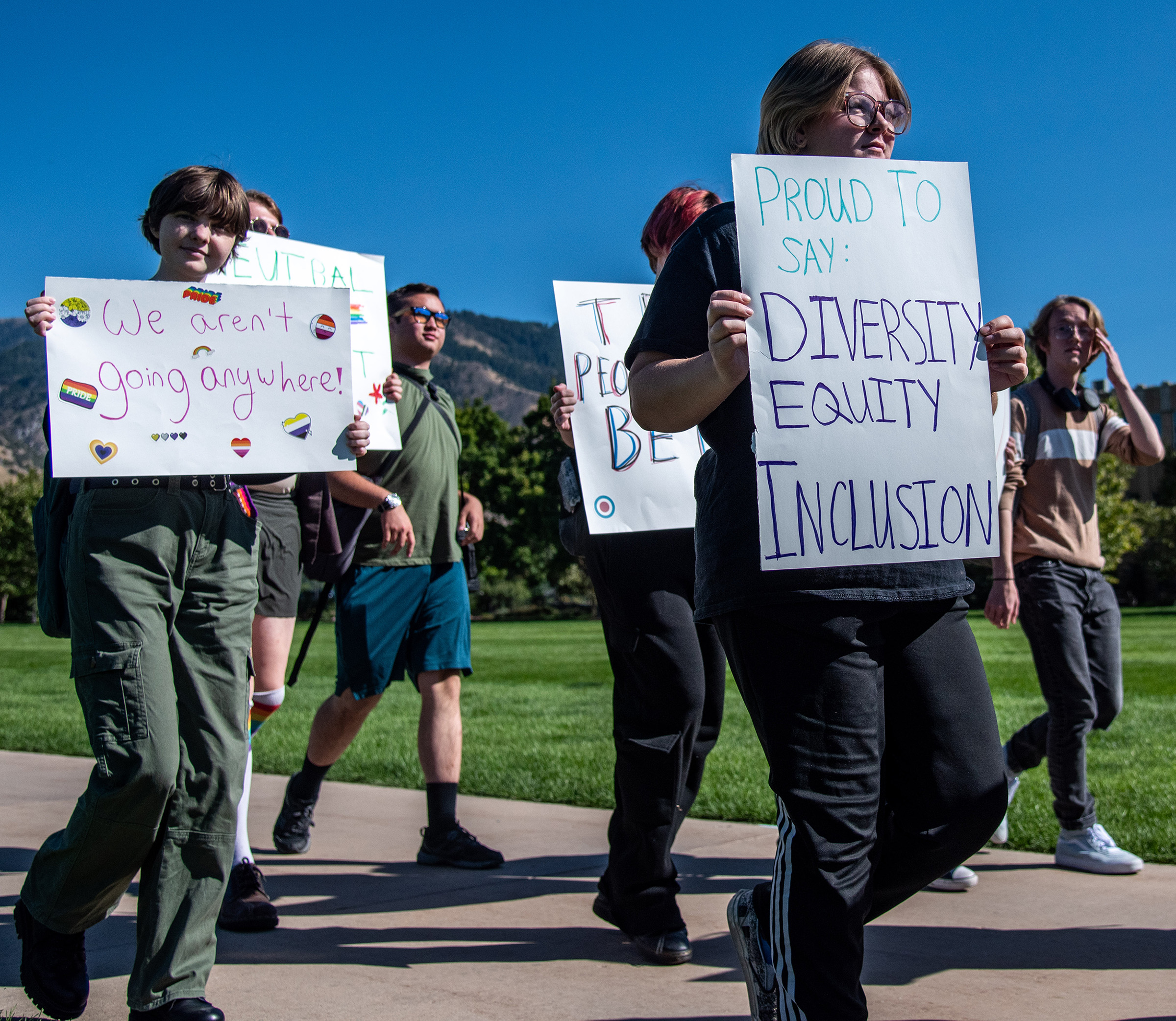 Silent March in response to HB0261 - The Utah Statesman