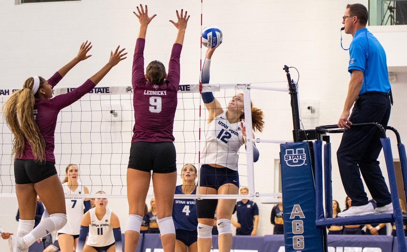The volleyball journey of Utah State’s Mara Štiglic - The Utah Statesman